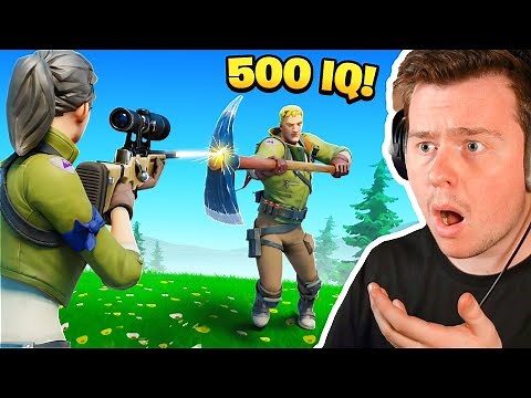 Reacting to the MOST 500IQ Plays in FORTNITE HISTORY!