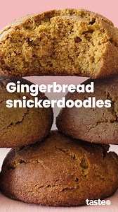 4.9K views · 23 reactions | This festive spin on the classic snickerdoodle recipe might just be your new favourite Christmas cookie. Meet our gingerbread snickerdoodles: they’re coated in a ginger and cinnamon sugar, which gives them their iconic crunch. Recipe by @amira_georgy_ #christmascookies #christmasbaking #gingerbreadcookies | Taste.com.au | Facebook