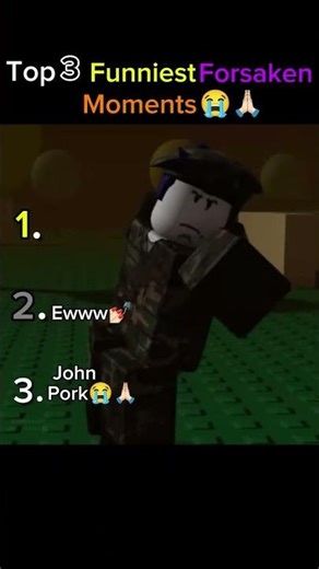 Top 3 Funniest Forsaken Moments 😭 (Part 5) CRAZY VIDEO 💀🙏🏻