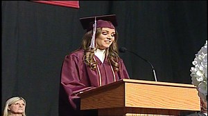 123K views · 1.7K reactions | When Bismarck High School graduate Sydney Helgeson took the podium at her graduation ceremony last month, she delivered a speech that people are still talking about. https://bit.ly/2WeSbrc Video Courtesy: Bismarck Event Center | KFYR-TV | Facebook