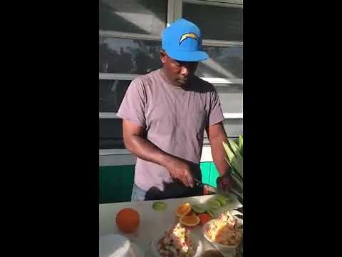 Tropical Conch Salad-- our recent Bahamian vacation
