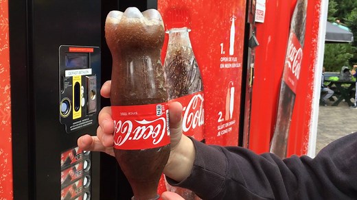 1.1M views · 4.7K shares | This "Self-Freezing Coke Machine" at Walibi Holland is AWESOME!!! | Theme Park Review | Facebook