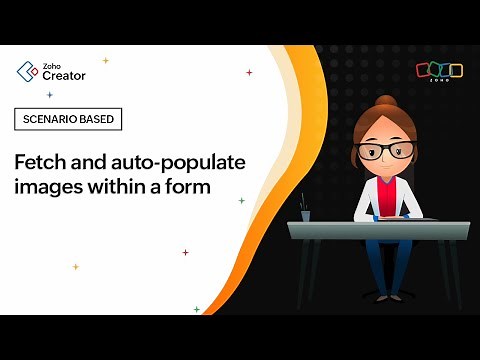 How to fetch and auto-populate an image in a form based on the user's input?