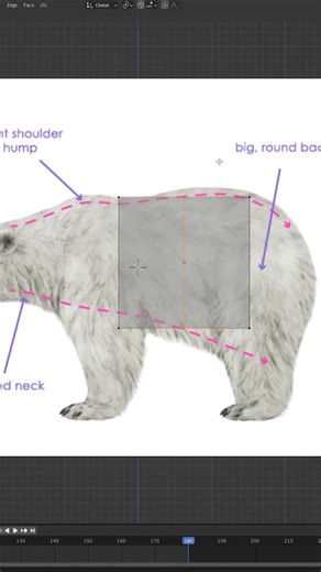 low poly polar bear goes silly mode (REAL)