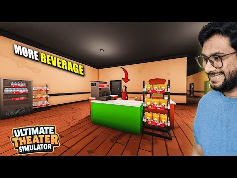 I Started Selling Popcorn and Drinks in My Luxury Theater 🎬🔥 | Movie Theater Simulator