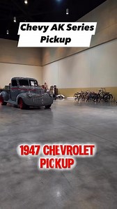 Check out this 1947 Chevy Pickup with a 6.0 LS Motor, Holley Terminator, TMI Seats, Ford 9 inch, Gray with a Red Stripe at the Vicari Auction. #FBlifestyle #classictrucks | 713 Classic Trucks