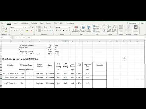 ETAP System Study - IDMT Overcurrent Relay Setting & Coordination II Manual Calculation (Part-5)