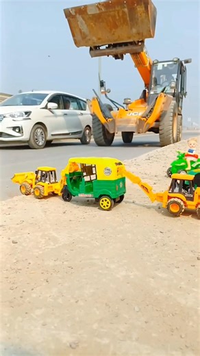 Real JCB vs toys JCB .