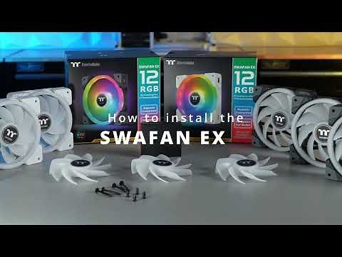 SWAFAN EX12/ EX14: How to install SWAFAN EX12/ EX14 Fans for CASE | RADIATOR
