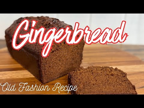 Old-Fashioned Gingerbread Loaf | Warm, Spiced, and Foolproof Christmas Quick Bread