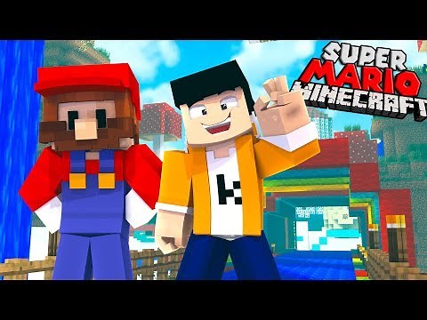 AMAZING SUPER MARIO MINECRAFT WORLD! | Minecraft PE Gameplay