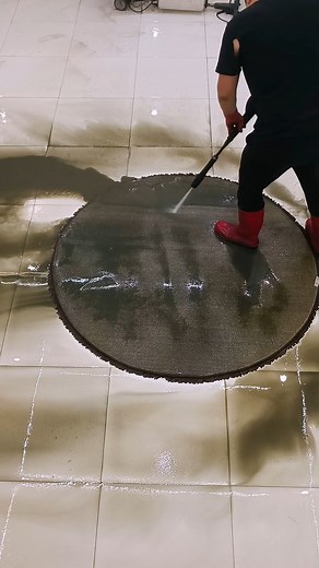 509K views · 1.7K reactions | Dirty round carpet (shaggy) underside cleaning ASMR | Change Cleaning Service | Facebook