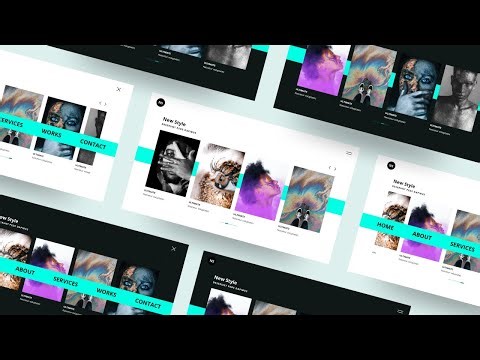 Website Landing Page Design With Slick Carousel | Toggle Menu Reversed Animation | Card Hover Effect
