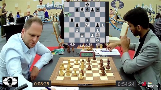What is the difference between a 2650 rated player and a World Champion? Well, more than the game, the post-game analysis of this battle is quite revealing. We have Gukesh, the World Champion taking on Spanish GM Daniil Yuffa in the 3rd round of FIDE Grand Swiss 2025. Commentary by IM Sagar Shah. Video: ChessBase India Shot by Aditya Sur Roy Edited by Ravindra Potawad #Chess #ChessBaseIndia #Gukesh #fidegrandswiss | ChessBase India