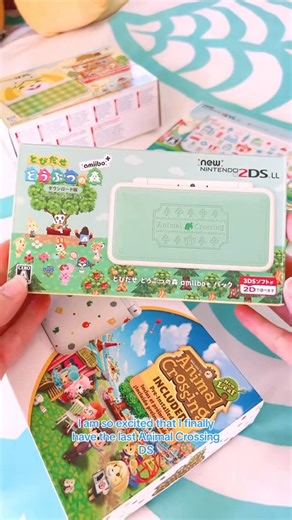 Ash on Instagram: "✨💕 Unboxing the Animal Crossing 2DS LL Console! ~ (I meant to say the first 3DS came out in 2011 lol) 🎵Song: New Horizons Theme by @lessgravitylofi #animalcrossing #animalcrossingnewhorizons #acnh #nintendo #nintendoswitch"