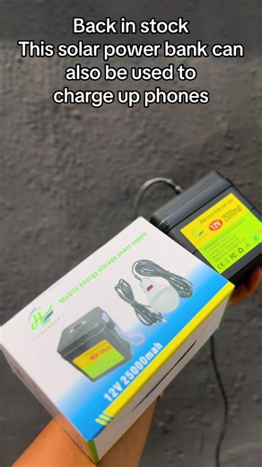 Affordable 25000mAh Solar Power Bank Available Now