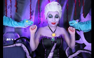 【仿妆教程步骤】迪士尼乌苏拉化妆教程