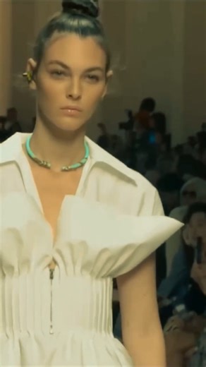 Vittoria Ceretti Walking The Runway for Fendi Spring 2019 Ready to Wear