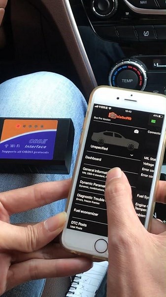 Friencity WIFI OBD II Car Scanner Code Reader