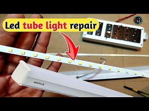 ▶️ led tube light repair | how to repair 4 feet led batten light repair at home