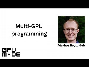 Multi-GPU programming