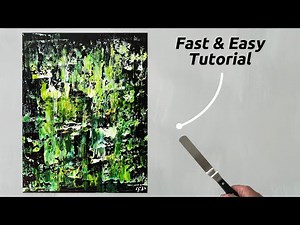 Abstract Painting in Minutes | Fast & Easy Art for Beginners