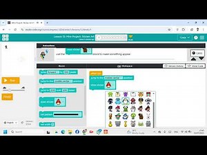 Lesson 12 Mini Project Sticker Art 1 Express Course code org #Coding #Gmaing #Website