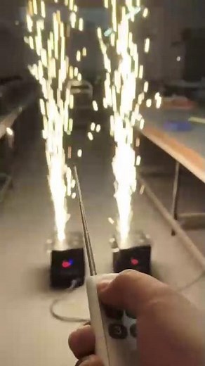YUER™️Professional 600W Electronics Cold Spark Machine DMX Remote Cold Fireworks Fountain Spark