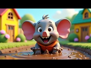 One Little Elephant Went Out to Play with Friends | Nursery Rhymes for Kids | Fun Songs for Children