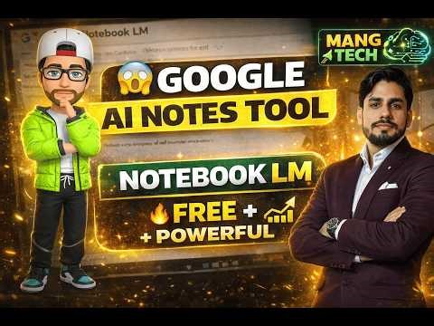 Notebook LM Full Tutorial in Hindi 🔥 A to Z Guide | Google AI Notes Tool 2026
