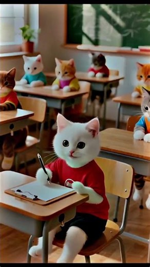 The Cat Change His Life | The Brown cat #shorts #cat #ai #cuteanimal