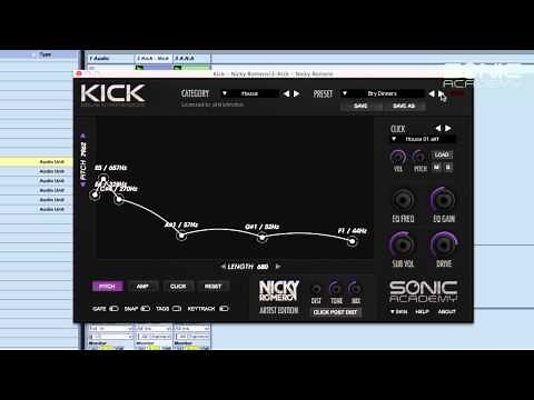 KICK Plug in - Nicky Romero Edition Presets Demo