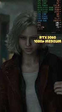 Resident Evil Requiem RTX 5060 & i5 14400F | 1080p MEDIUM
