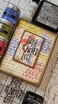 Distress Glaze Spring Card by Joy Kennedy