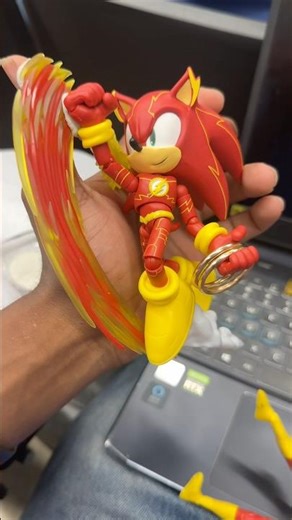 Posing Flash Sonic in class did I get caught?