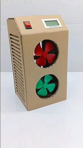 Insane DIY Dual Motor Cardboard Fan
