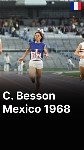 LA FRANCE QUI GAGNE on Instagram: "🇫🇷 16 octobre 1968 : Colette Besson est championne olympique du 400m 🥇 Aux Jeux de Mexico, la française remporte sa première course internationale. Un exploit monumental et une jour de gloire pour l'athlétisme français 😍 #athletisme"
