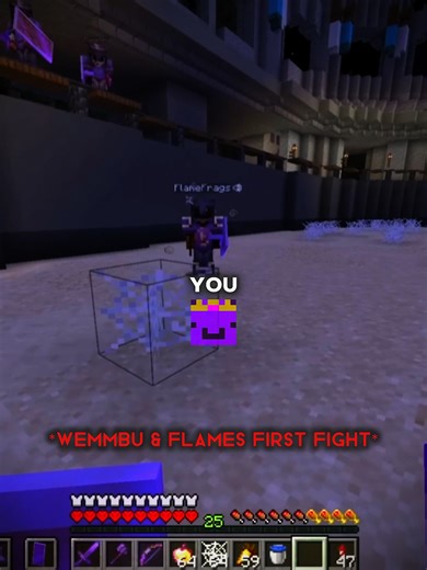 Wemmbu definetly improved a lot since then. | #minecraft #wemmbu #flamefrags #unstablesmp #minecraftedit