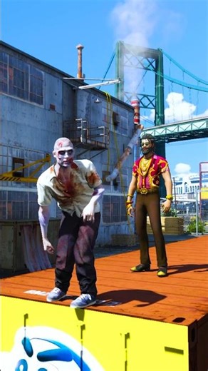 Shinchan Conatainer Take Overs Zombies But Pushpa Arrived in GTA 5 #Shorts #Gta5shorts #Shinchan