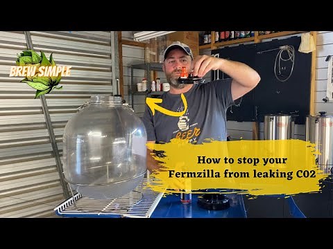 How to set up and seal a Fermzilla fermenter correctly to stop it leaking co2