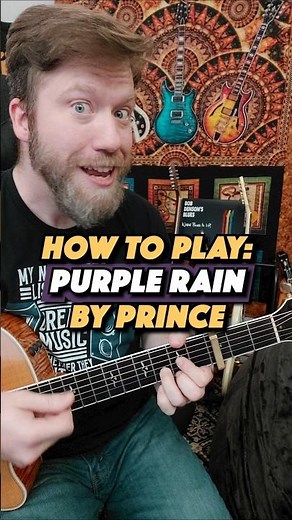Purple Rain by Prince - Guitar Lesson (Simplified)