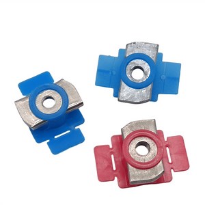 [Hot Item] HDG M8 M10 Strut Unistrut Channel Plastic Nut with Spring