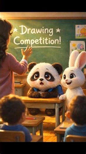 🐼 Shy Baby Panda Wins Drawing Competition! | Part 2