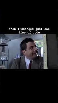 change one line of code🤣 | #codingmemes #codig