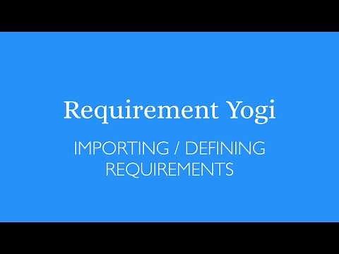 How to Import and Define Requirements on Confluence using Requirement Yogi