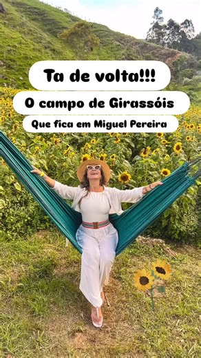 RENATA | CARIOQUICE & VIDA REAL on Instagram: "A temporada de girassóis voltou!🌻 O @valedogirassol em Miguel Pereira está todo florido. A nova florada começou ontem e vai até o dia 01/02. É cobrada uma taxa de R$25 por pessoa e crianças menores de 10 anos não pagam. Se você também ama um campo de girassóis como eu, já anota na agenda pra não perder! O @valedogirassol fica na Estrada Vila Suzana, 210, Miguel Pereira. E tem duas formas de chegar, por Miguel Pereira ou por Petrópolis. E vc, já con