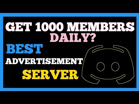 Best Discord Self Promotion Servers - Free Advertisement, Nitro | 2020 - 21