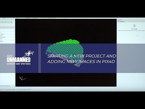 Starting a New Project & Adding Images in Pix4d
