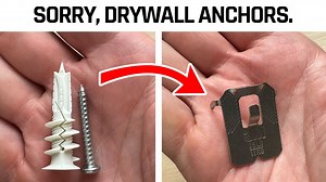 The Fastest Way to Hang Heavy Things *EASY* 🔨 #easydiy | LRN2DIY