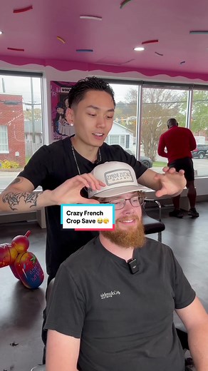 Amazing French Crop Transformation for Receding Hairline